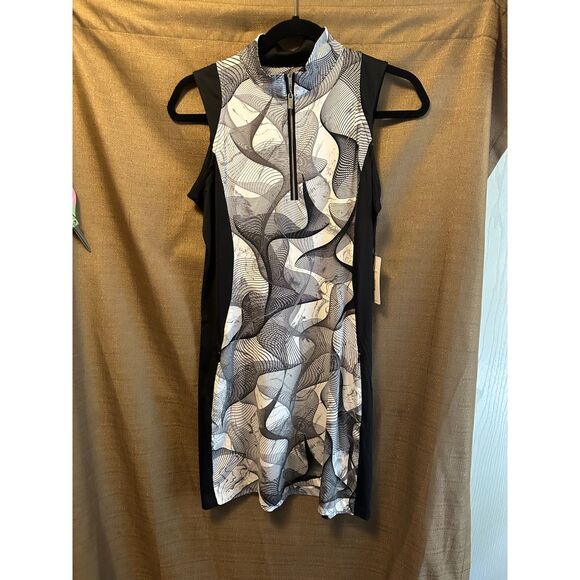 Tail | Dresses | Nwt Tail Womans Sleeveless Mock Dress Zipper Novelty ...